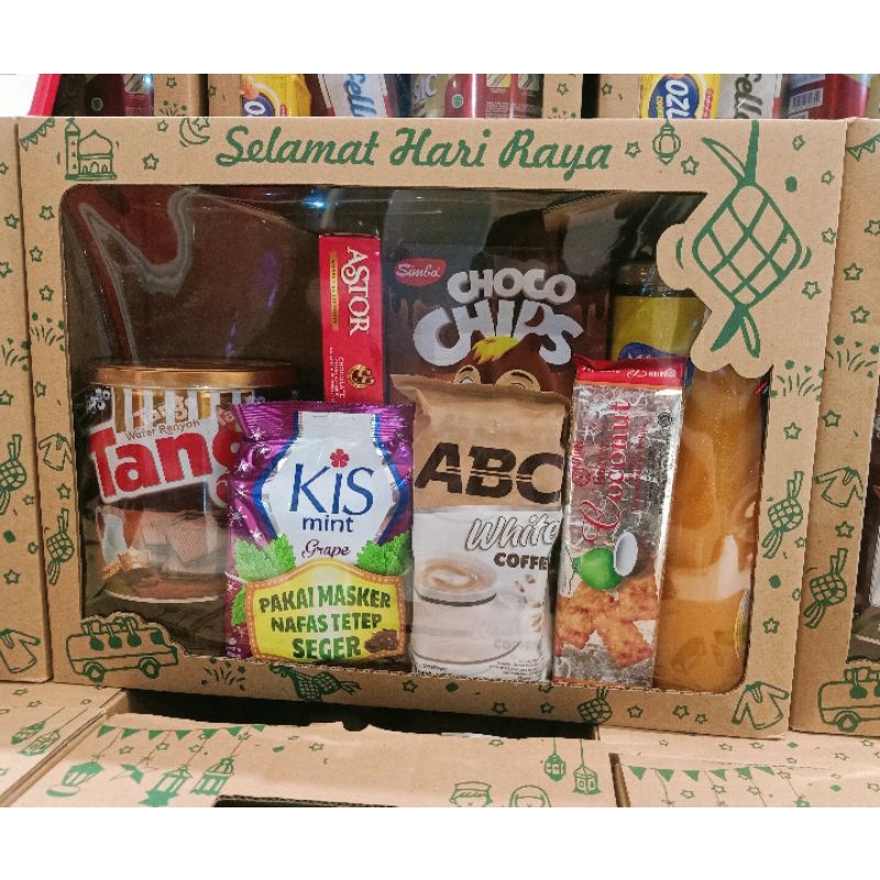 Jual Parcel Lebaran Ekonomis B Free kartu ucapan | Shopee Indonesia