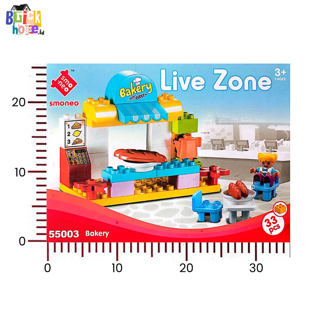 Jual MAINAN ANAK EDUKATIF/BRICK/BONGKAR PASANG BUILDING BLOCKS BAKERY ...