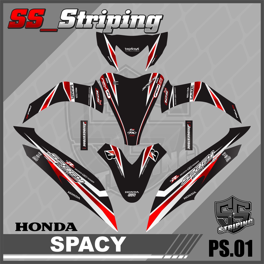 Jual Decal Sticker Full Body Honda Spacy - Sticker Full Body Honda ...