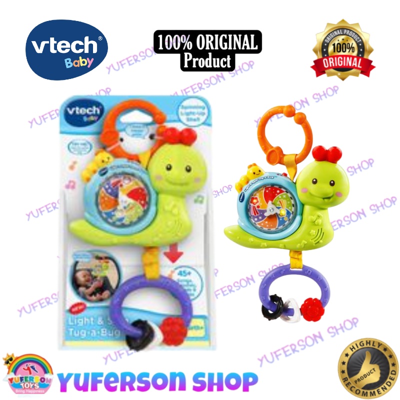 Jual Vtech Baby Light & Spin Tug a Bug | Shopee Indonesia