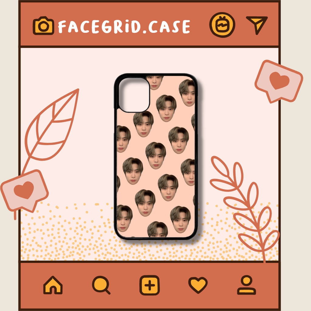 Jual CUSTOM CASE FACE GRID Custom Case Kpop Idol Aesthetic Foto Bebas ...