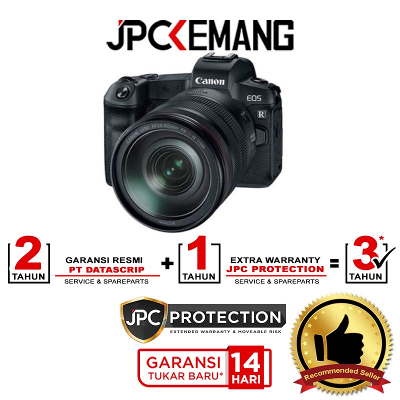Jual Canon EOS R Kit 24-105mm Kamera Mirrorless Garansi Resmi | Shopee ...