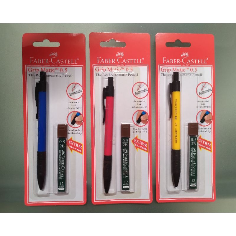 Jual Pensil Mekanik Grip Matic Faber Castell - Mechanical Pencil ...