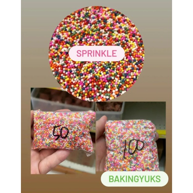 Jual SPRINKLE / SPIKEL HIASAN KUE 50GR (REPACK) | Shopee Indonesia
