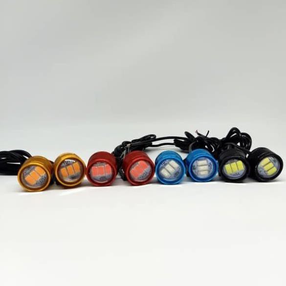 Jual LED SOROT EAGLE EYE MATA ELANG FLASHING KUNING - BIRU PALING MURAH | Shopee Indonesia