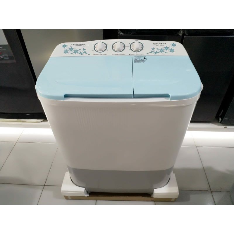 Jual Mesin Cuci Sharp 2 Tabung ES-T70MW | Shopee Indonesia