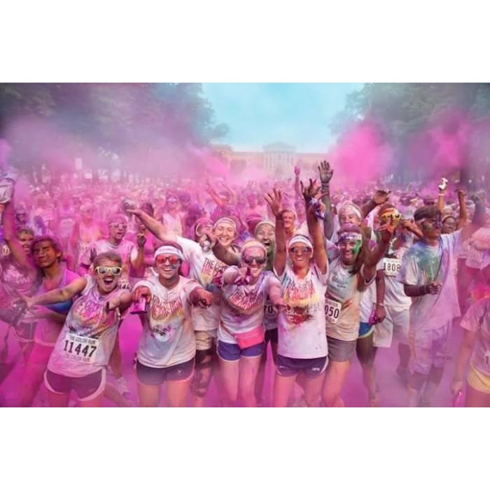 Jual holi powder 1kg, colour run powder, tepung warna warni | Shopee ...