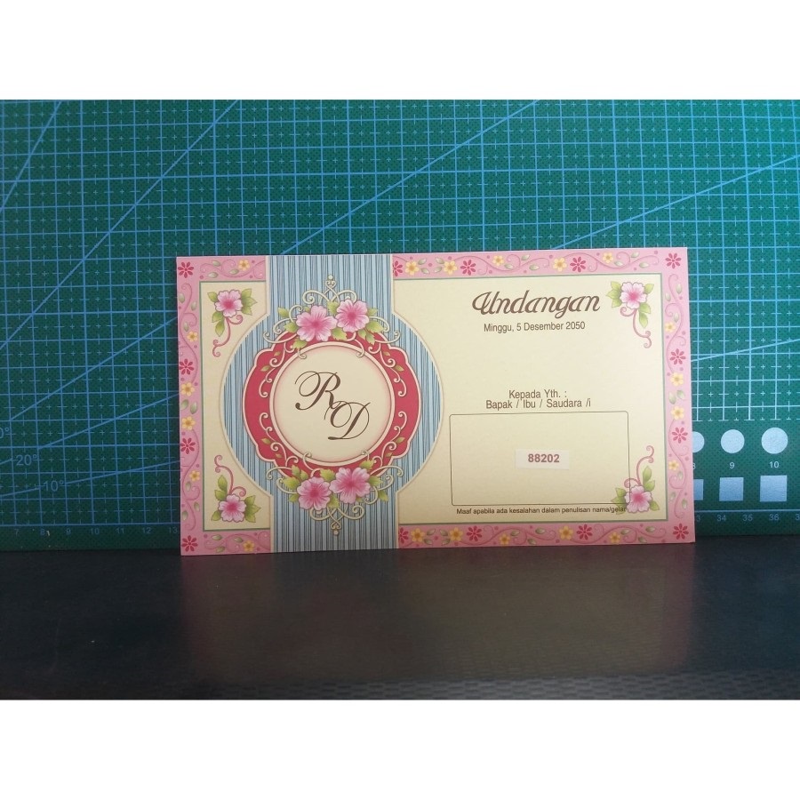 Jual Undangan Pernikahan/Khitan Cetak ERBA 88202 Banyak Bonus & Murah ...