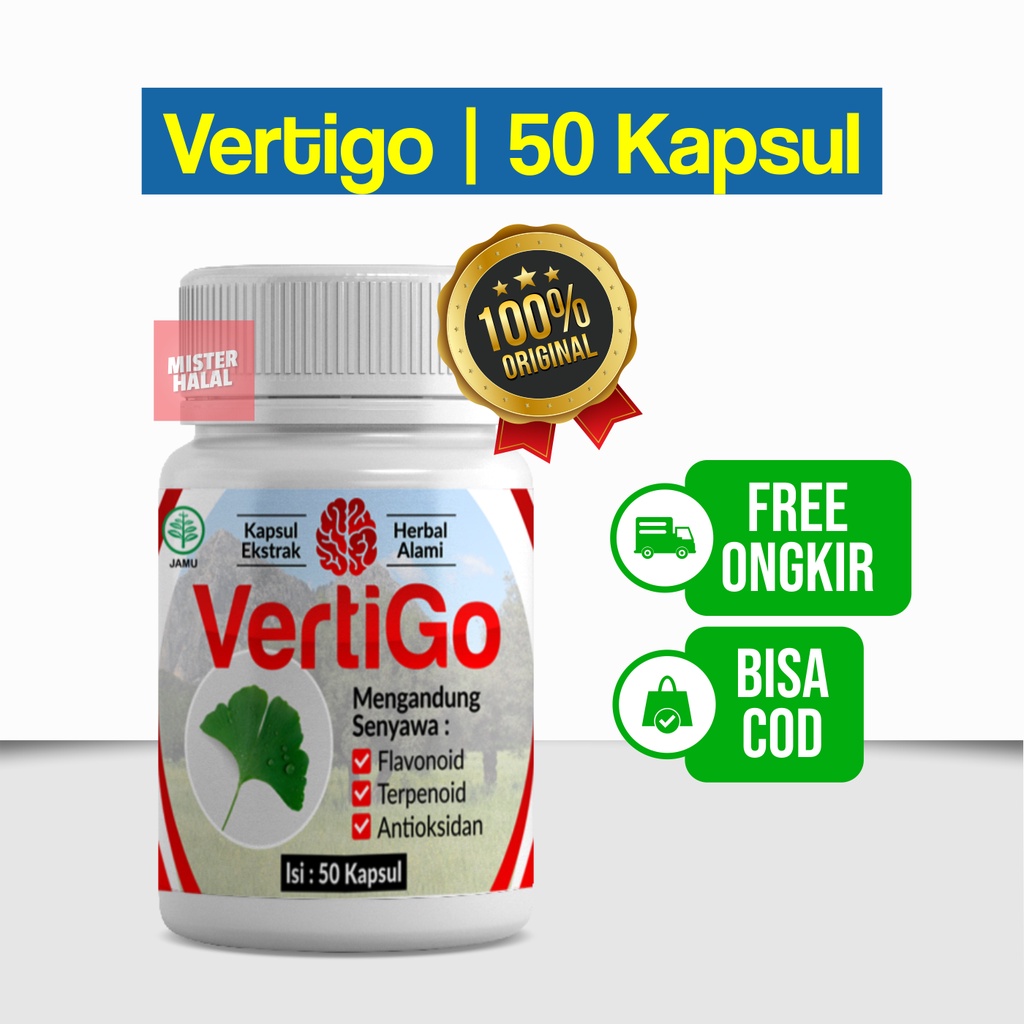 Jual VERTIGO Obat Pusing, Sakit Kepala Kepala dan Migrain, Sakit Kepala ...