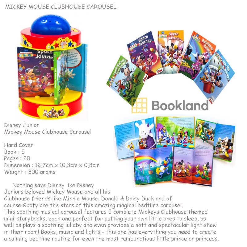 Jual Disney Junior Mickey Mouse Clubhouse Carousel | Shopee Indonesia