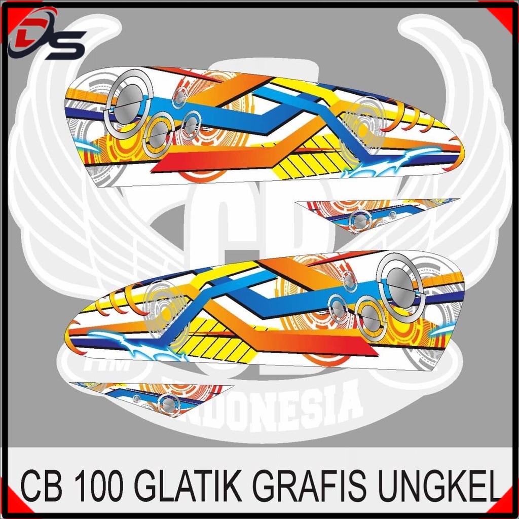 Jual stiker striping CB 100 GLATIK GRAFIS UNGKEL | Shopee Indonesia