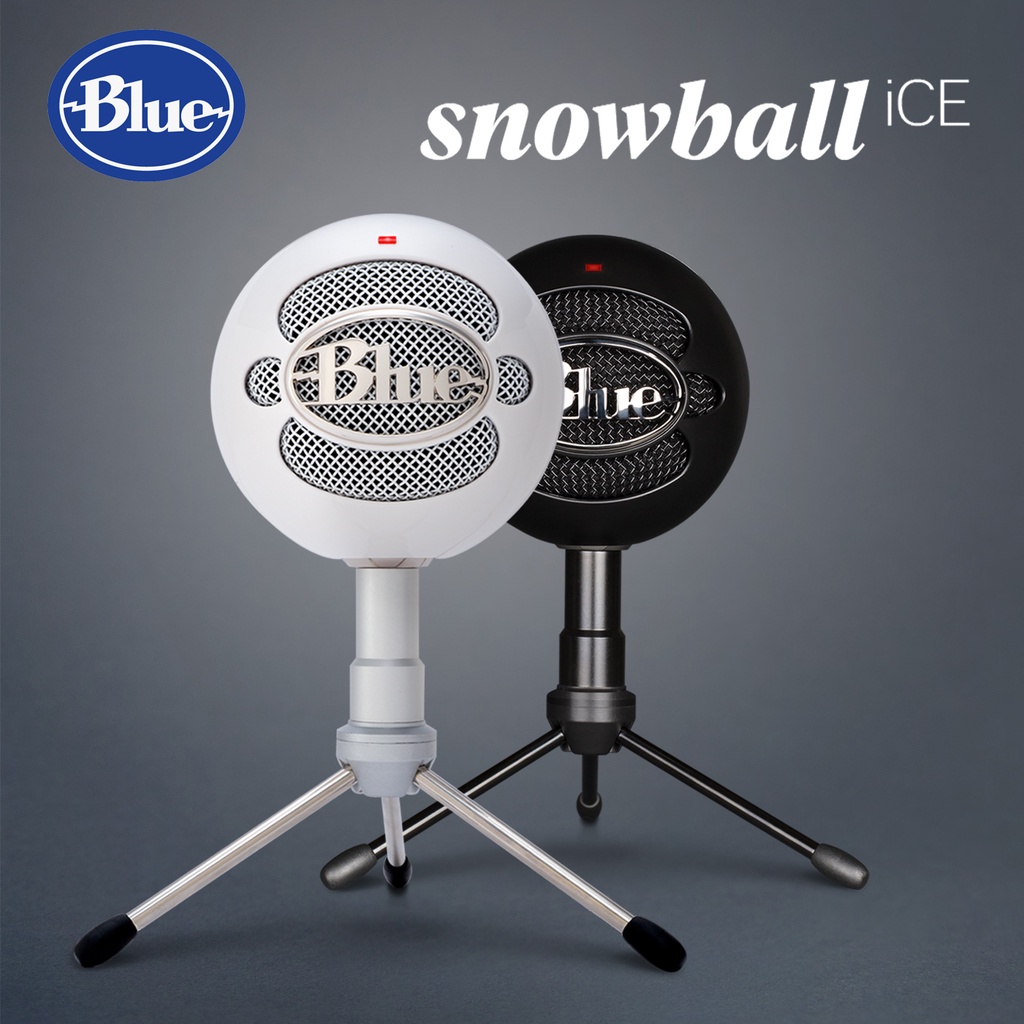 Jual Blue Snowball iCE Microphone, Condenser USB Mic, Streaming Podcast ...