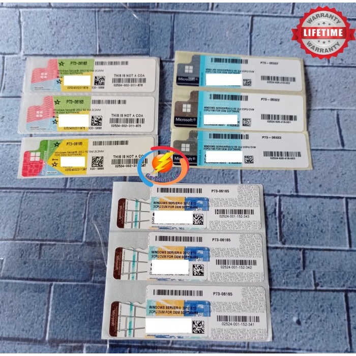 Jual Window Server 2012 R2 Standard COA 16 Core include 5 CAL Original ...