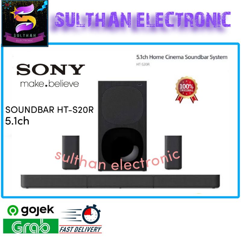 Jual SOUNDBAR SONY HT-S20R HOME THEATER CINEMA AUDIO SYSTEM 5.1CH ...