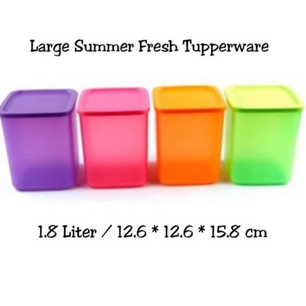 Jual Large Summer Fresh Tupperware (1,8L) | Shopee Indonesia