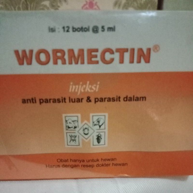 Jual anti parasit luar dan dalam wormectin injeksi 5ml | Shopee Indonesia