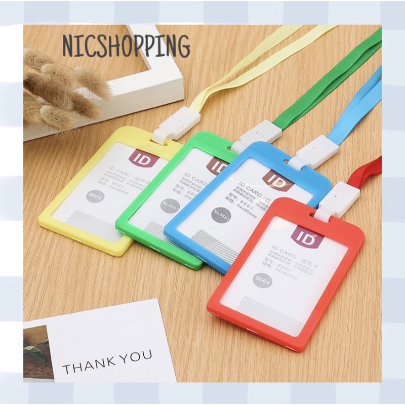 Jual NIC - Id card holder / gantungan kartu nama tanda pengenal / id ...