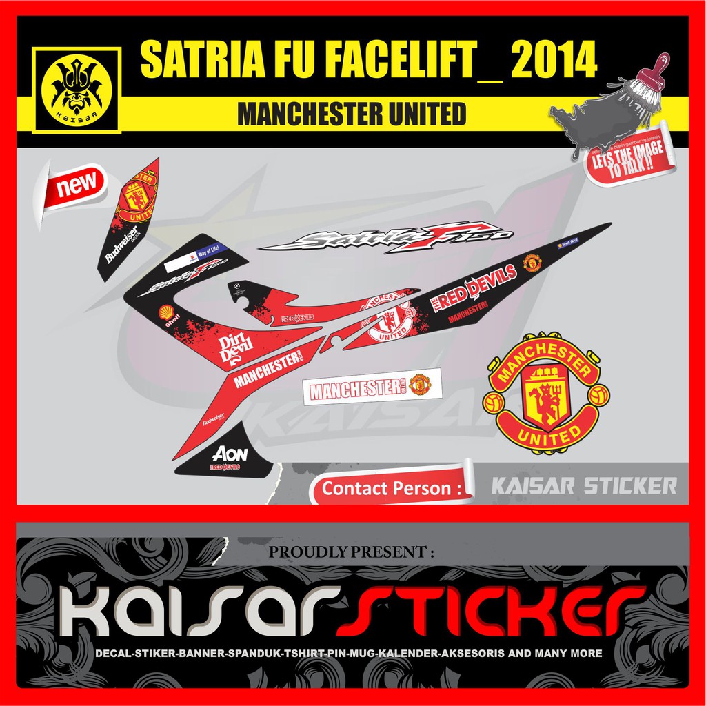 Jual STICKER STRIPNG MOTOR STIKER SATRIA FU FACELIFT MU HITAM | Shopee ...