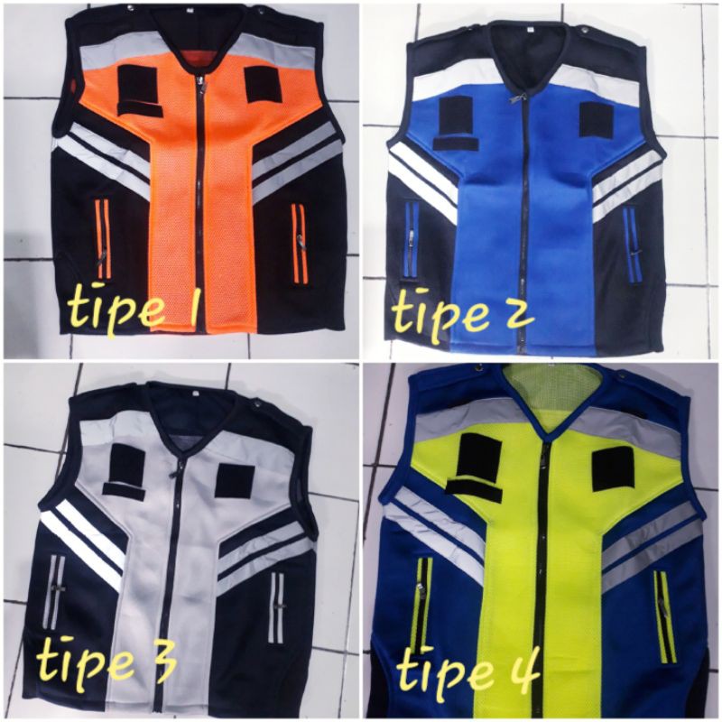 Jual Rompi dabelmes,Rompi turing,Rompi safety,Rompi motor. | Shopee ...