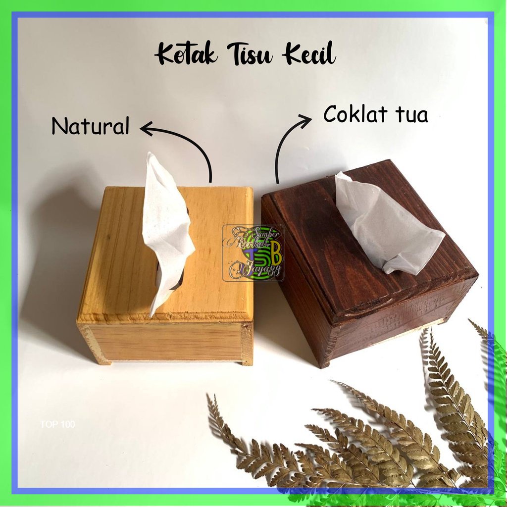 Jual Kotak Tisu Box Tissue Mini Tempat Tisu kerajinan tangan dari kayu ...