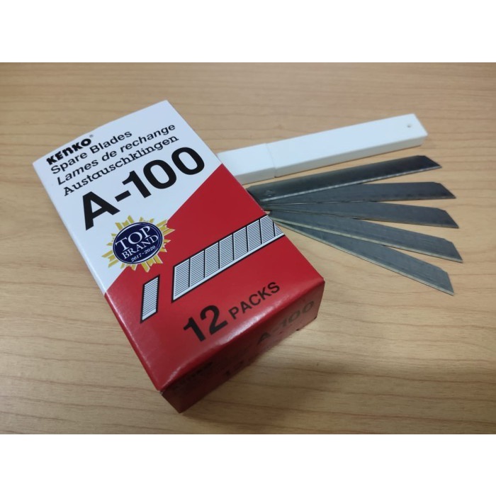 Jual PTM - Isi Cutter Kenko A-100 / refill cutter / isi pisau cutter ...