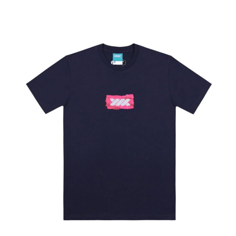 Jual Wadezig T Shirt OIL PASTEL NAVY | Shopee Indonesia