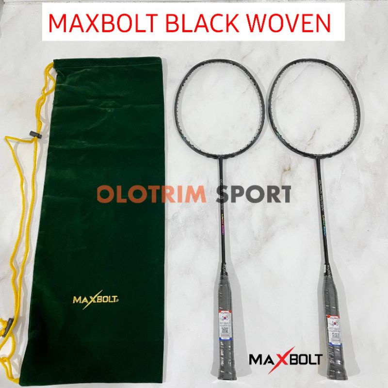 Jual Raket Badminton 35lbs MaxBolt Black Woven Limited Special Edition ...