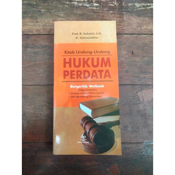 Jual Buku KITAB UNDANG UNDANG HUKUM PERDATA by BW | Shopee Indonesia
