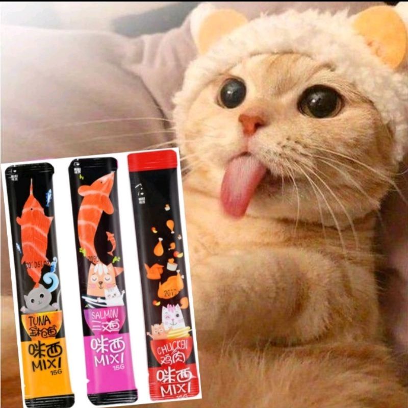 Jual Mixi mirip bio meo Snack Liquid Creamy Snack dg Taurine inulin 15 ...