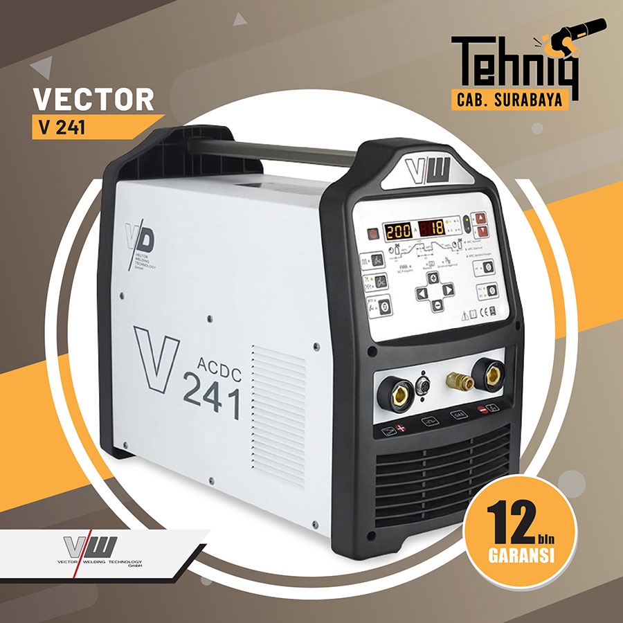 Jual Mesin Las Argon TIG AC/DC Pulse 200A Vector V-241 | Shopee Indonesia