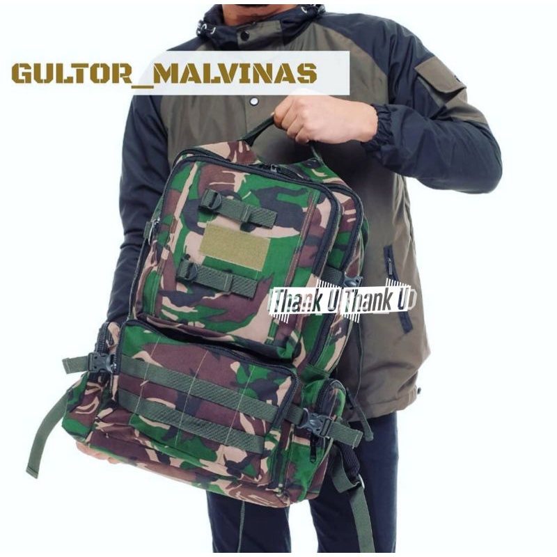 Jual BYANKA - TAS RANSEL PREMIUM ANTI AIR GULTOR ARMY JUMBO//RANSEL ...