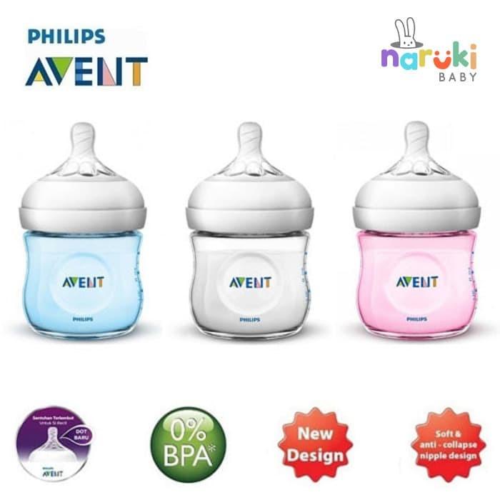 Jual Alat Makan Botol Susu Philips Avent Natural Bottle 125Ml | Shopee ...