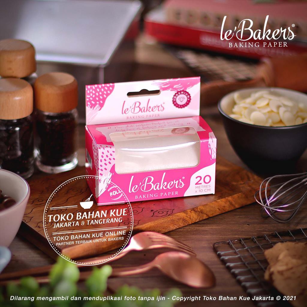 Jual Le Bakers Baking Paper 10cm x 20m Roll Kertas Roti Parchment ...