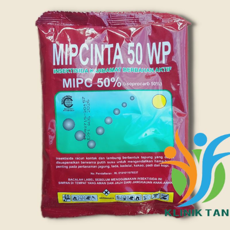 Jual INSEKTISIDA KARBAMAT BERBAHAN AKTIF MIPCINTA 50WP 100GR | Shopee ...