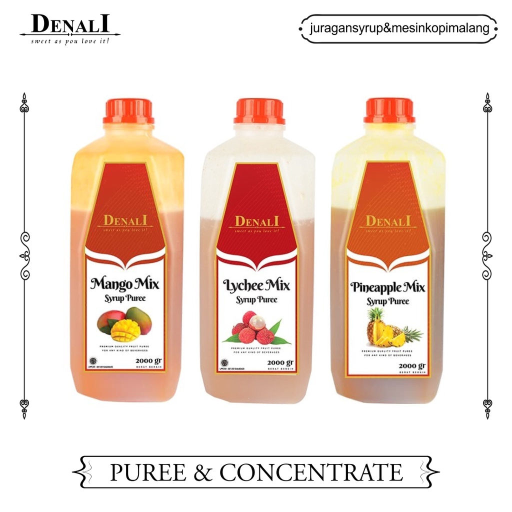Jual Denali Real Fruit Puree & Concentrate (All Var.) 2000 gr | Jual ...