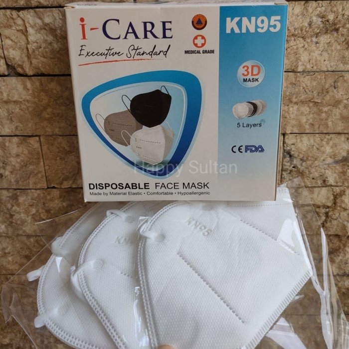 Jual Zss01 Masker I-Care 5Ply Kn95 Personal Earloop Icare 5 Ply Isi 10 Pcs - Putih Xz3X0S20 ...