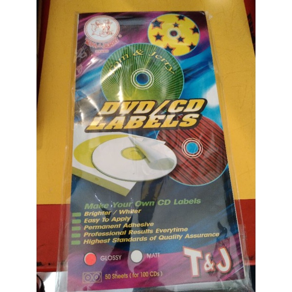 Jual kertas stiker/ sticker CD 1 pack | Shopee Indonesia
