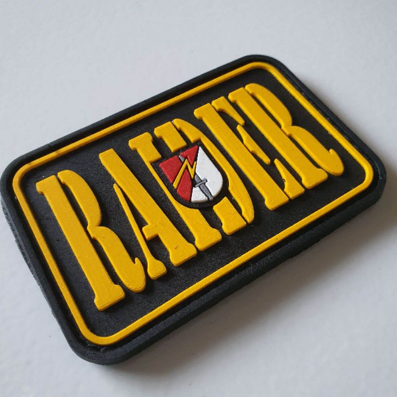 Jual PATCH RUBBER LOGO TULISAN RAIDER TNI AD/TEMPELAN EMBLEM KARET ARMY ...