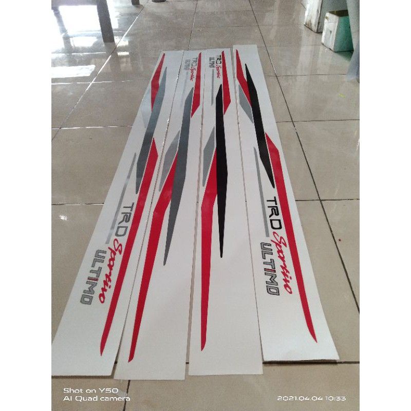 Jual Striping list mobil TRD Sportivo Ultimo Rush Terios berkualitas ...