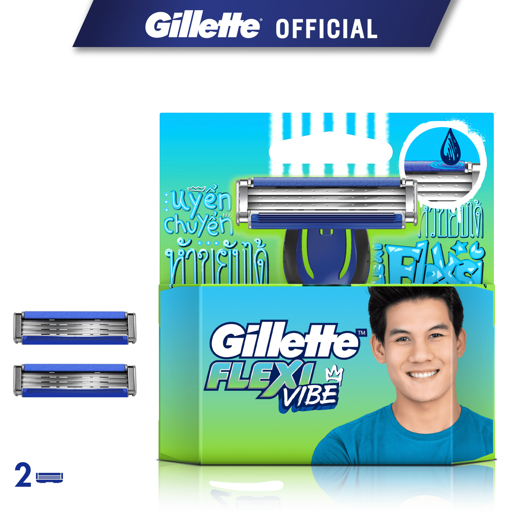 Jual BARU Gillette Flexi Vibe – 2 Pisau Cukur Refill Isi Ulang | Shopee ...