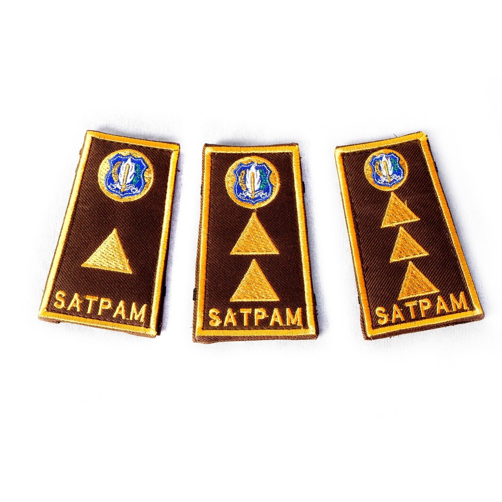 Jual Tanda Pangkat di Pundak PDH PDL Satpam Security | Shopee Indonesia