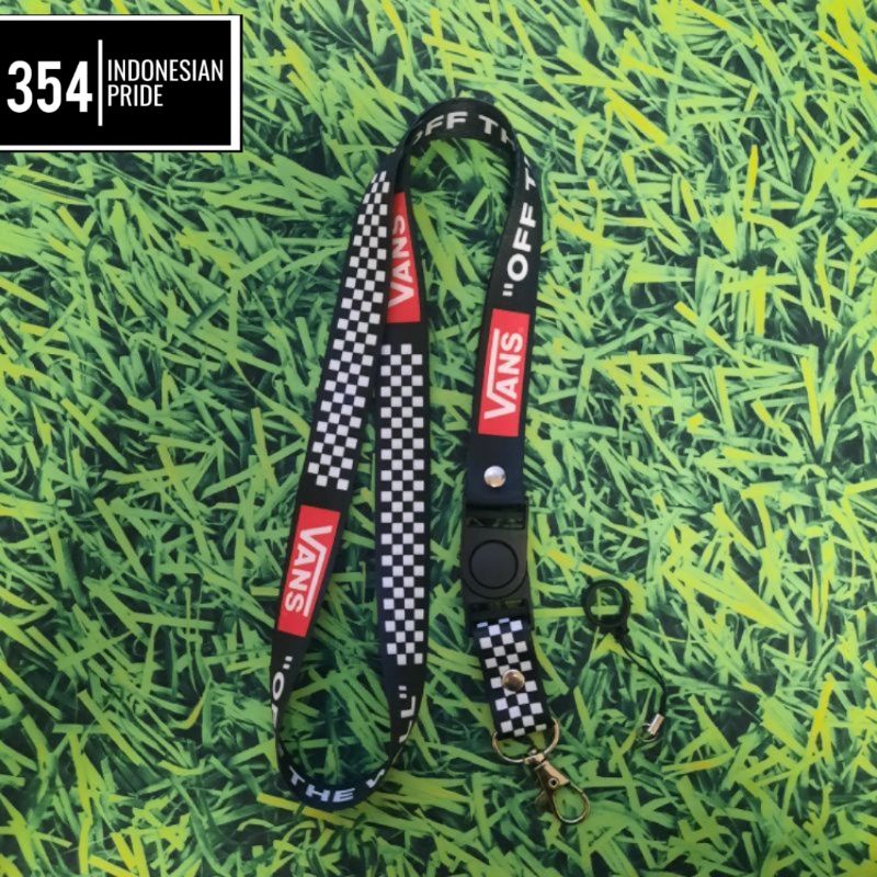 Jual lanyard VANS lanyard DISTRO gantungan kunci OFF THE WALL / name ...