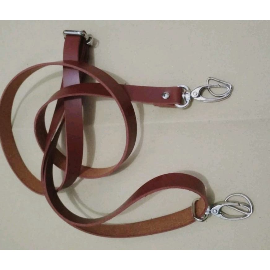 Jual TALI TAS SLEMPANG 1,5x130 CM KULIT SINTETIS LONGSTRAP | Shopee ...