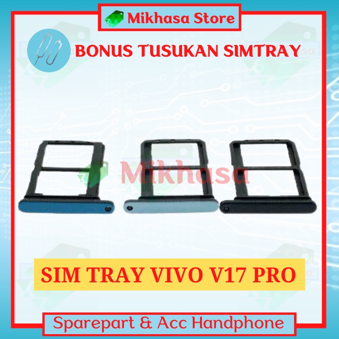 Jual Simtray Dudukan Tempat Kartu Slot Sim Simcard Vivo V17 Pro Simlock ...