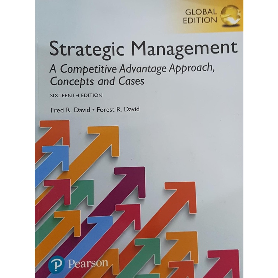 Jual Strategic Management : Concepts and Cases 16e - Fred David ...