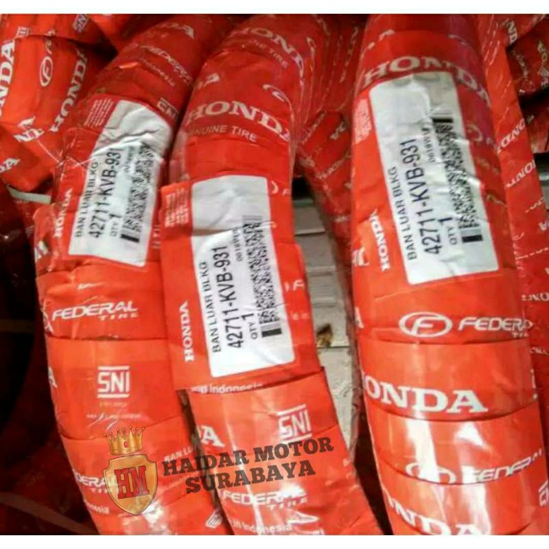 Jual ban luar AHM biasa belakang 90/90-14/honda/matic/vario/beat/mio ...