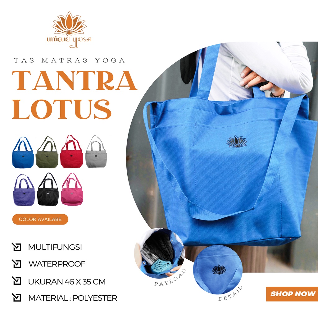 Jual Tas Matras Yoga Tantra Lotus / Tas Tantra / Tantra Lotus Bag ...