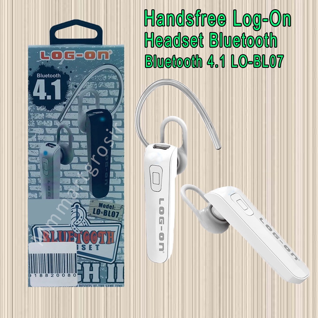 Jual Handsfree Log-On / Headset Bluetooth / LO-BL07 / Bluetooth 4.1 ...