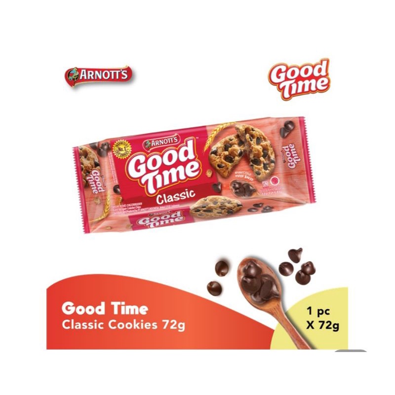 Jual Good Time Cookies Classic Chocolate double rainbow coffee choco ...