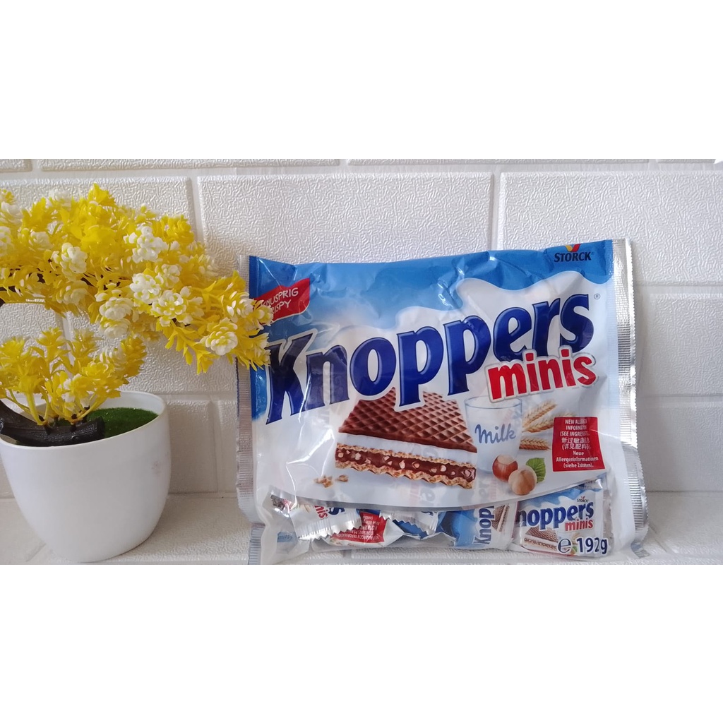 Jual Knoppers Minis milk 192 gr | Shopee Indonesia